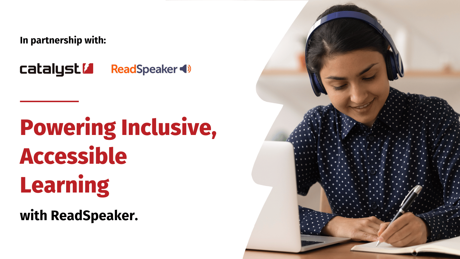 Catalyst and ReadSpeaker Partner to Power Accessibility